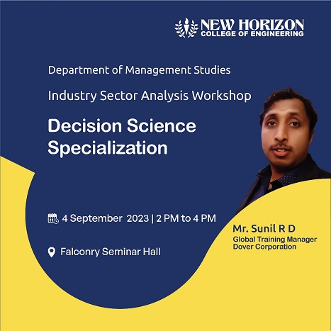 MBA Workshop – “Industry Sector Analysis Workshop – Decision Science ...