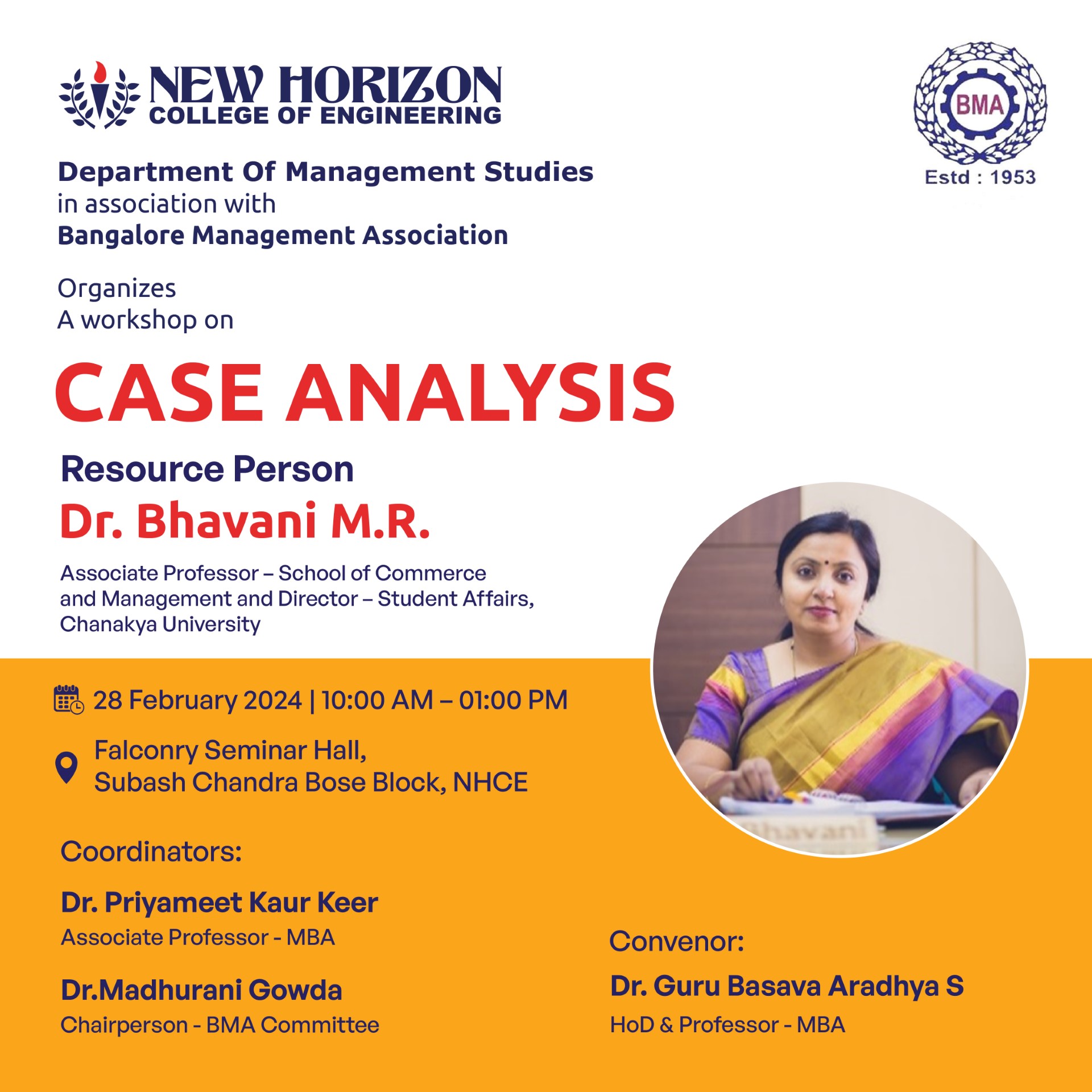 Case Analysis with BMA | NHCE MBA