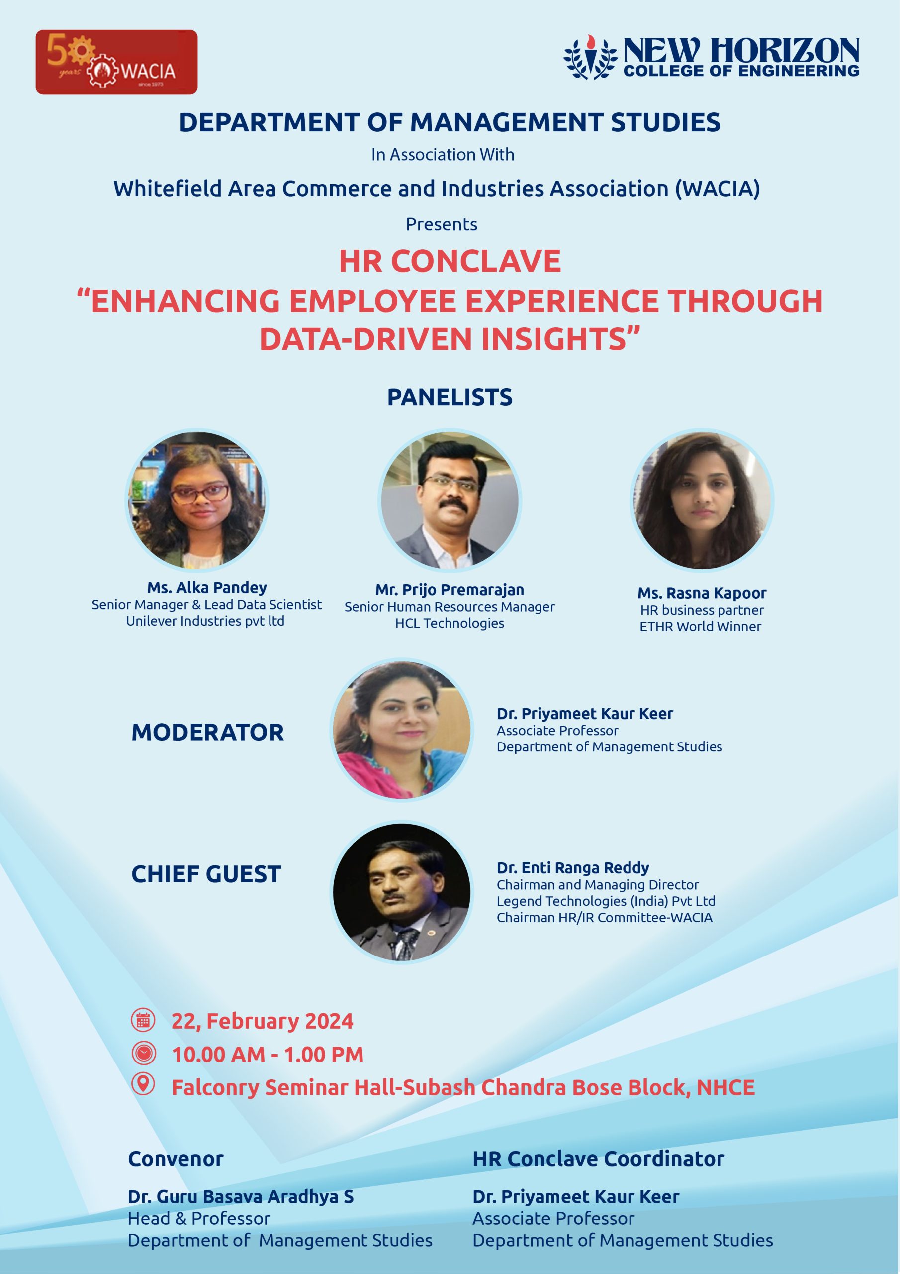 HR Conclave: Employee Experience & Data Insights | NHCE MBA